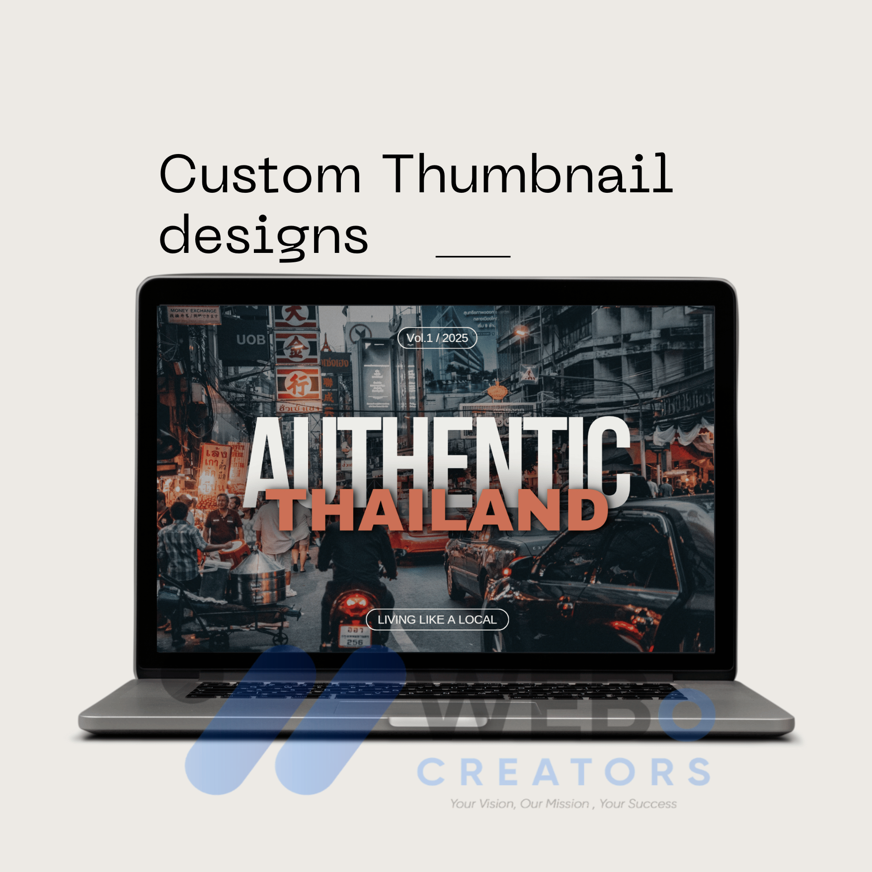 Custom Thumbnail Design Services | YouTube & Social Media